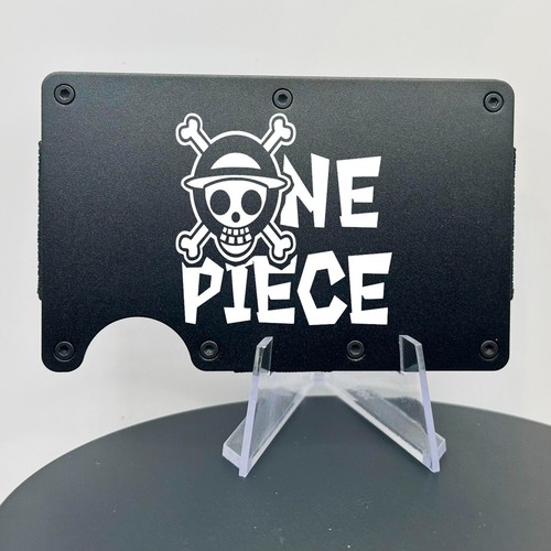 Anime One Piece Engraved Aluminum Black Wallet | eBay