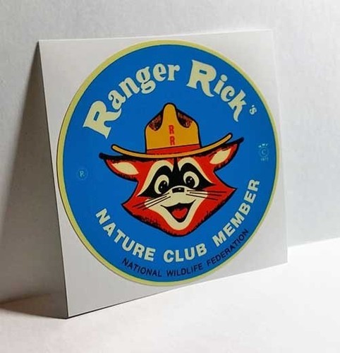 Ranger Rick Nature Club Vintage Style Travel Decal / Vinyl Sticker ...