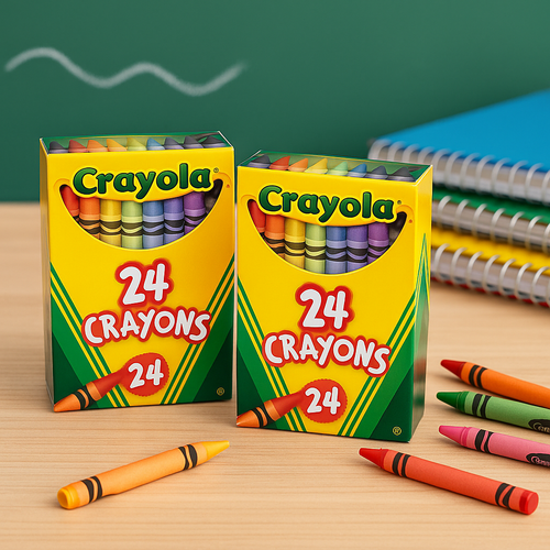 2 Packs Crayola 24 Count Crayons – Non-Toxic Coloring School Art ...