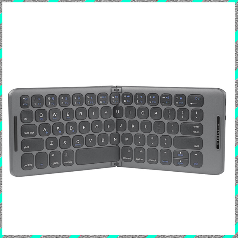 Portable Rechargeable foldable Wireless keyboard mute mini for ipad Mac ...