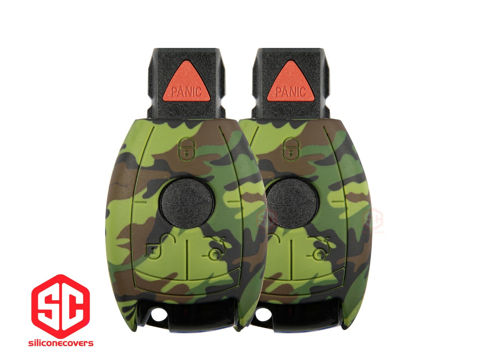 2x New KeyFob Remote Fobik Silicone Cover Fit / For Select Mercedes ...