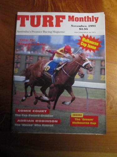 MAGAZINE RACING MAGAZINE TURF MONTHLY NOVEMBER 1991 GREAT ** MUST SEE ...