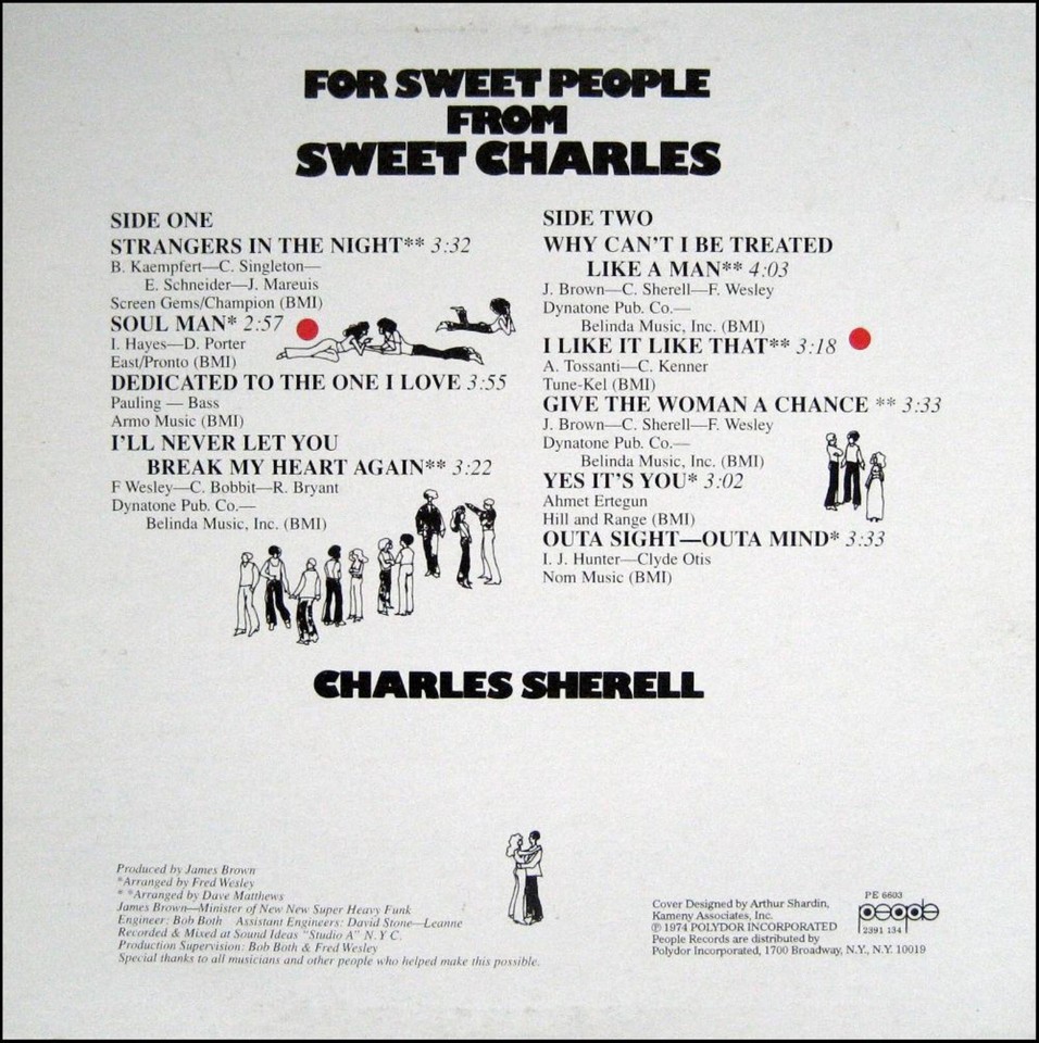 CHARLES SHERELL For Sweet People From Sweet Charles PEOPLE RECORDS ...