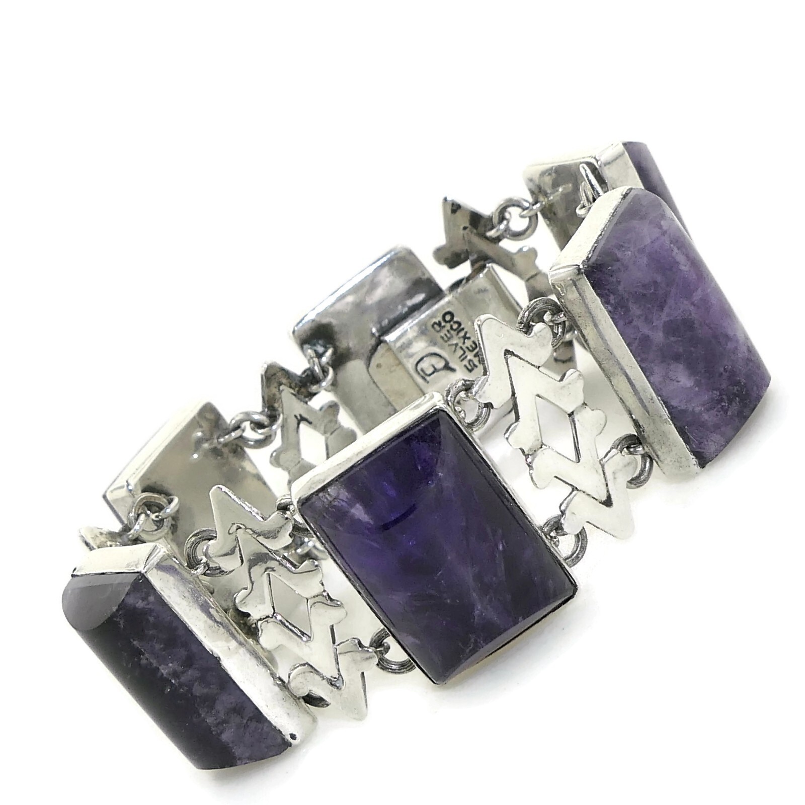 Fred Davis Taxco Mexican Modernist Amethyst Sterling … - Gem