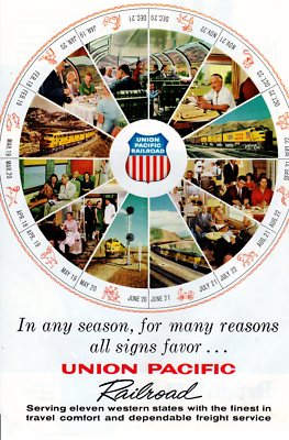 Vintage print ad Train 1960 Union Pacific Railroad Astronomy All Signs ...
