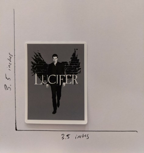 Lucifer TV Show Sticker Tom Ellis Lucifer Morningstar Laptop Bottle ...