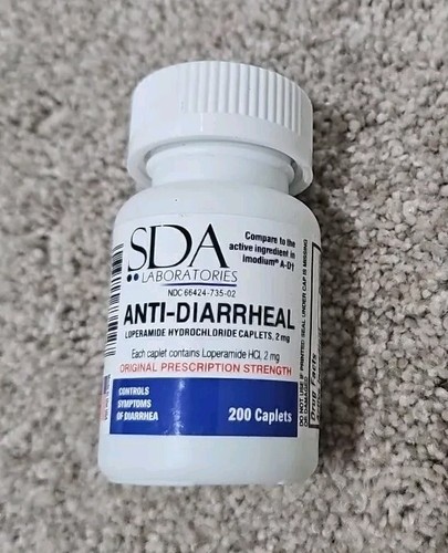 Anti-Diarrheal 2mg HCL 200 Caplets by SDA Labs | eBay