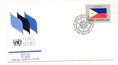 D328880 United Nations New York Bureau FDC Flag Series Philippines | eBay