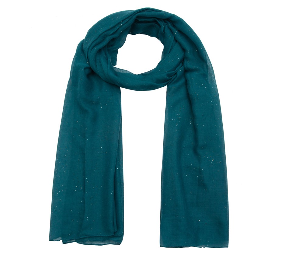 Plain Color Maxi Scarf With Glitter Sparkly Scarf Hijab Shawl Wrap ...