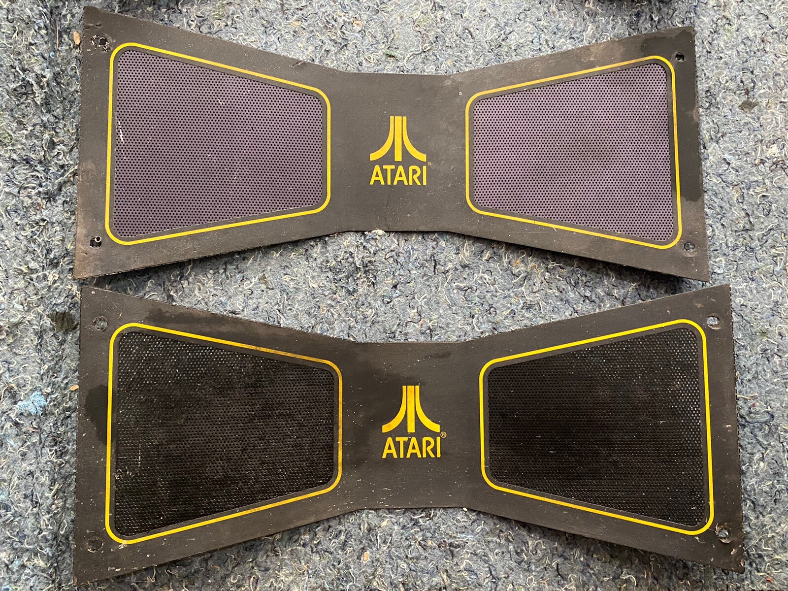 Atari Millipede Arcade speaker grilles lower marquee mesh upright dedicated Logo | eBay