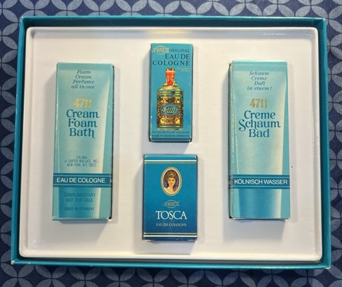 Tosca 4711 German Vintage Cologne Gift Set Cream Foam Bath 4 Products ...