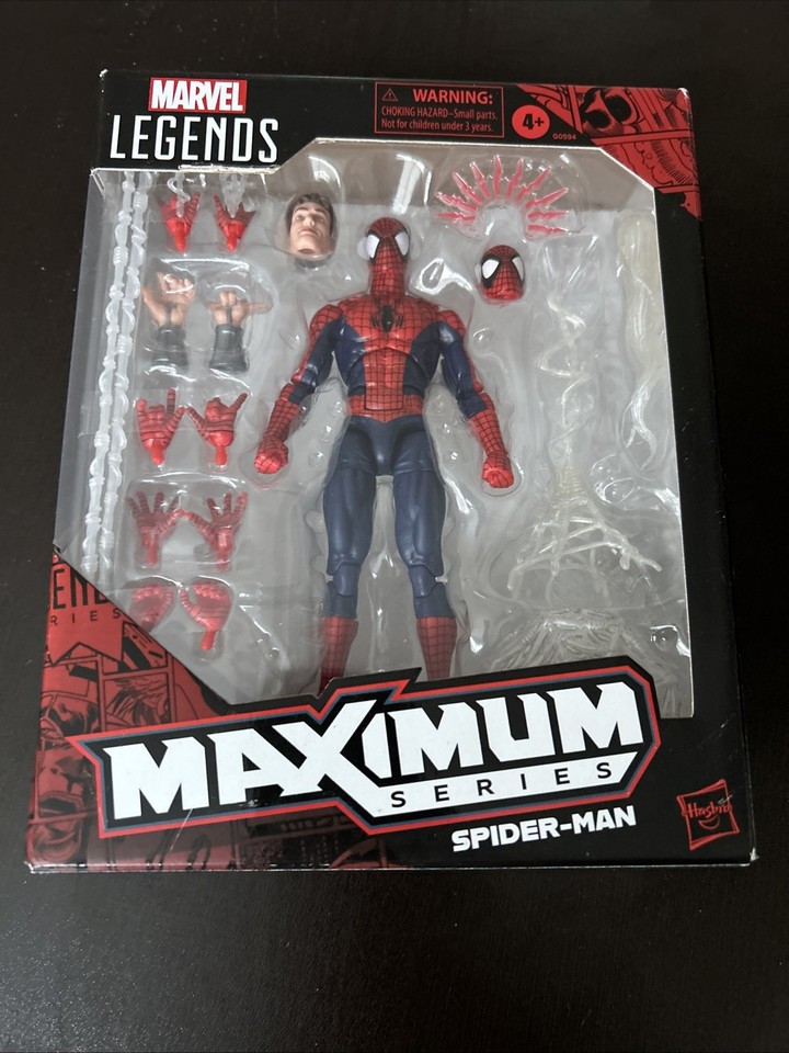 NEW IN BOX Marvel Legends Maximum Series SPIDER-MAN Deluxe Action ...