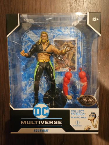 Aquaman 7" JLA Platinum Edition DC Multiverse McFarlane BAF Plastic Man ...