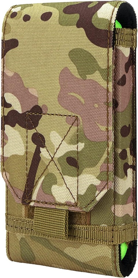 Tactical Molle Cell Phone Bag Case with Belt Clip Loop Holster Pouch ...
