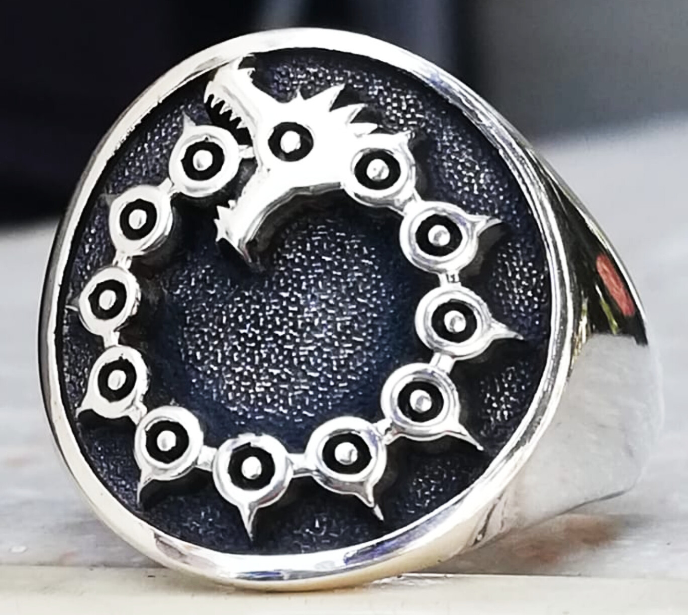 Sterling Silver 925 The Seven Deadly Sins Wrath Ouroboros Dragon's ...