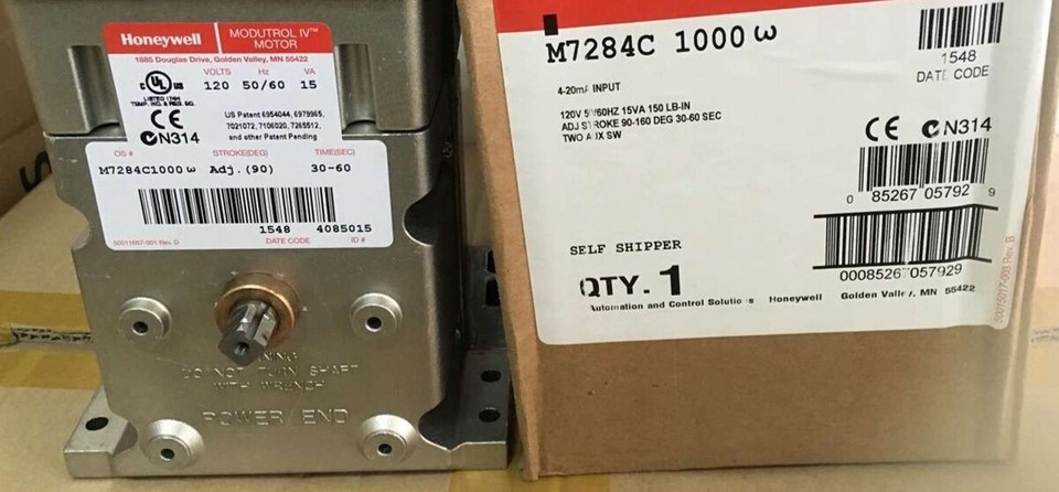 1PC New In Box Honeywell M7284C 1000 Modutrol Motor M7284C1000 - US ...