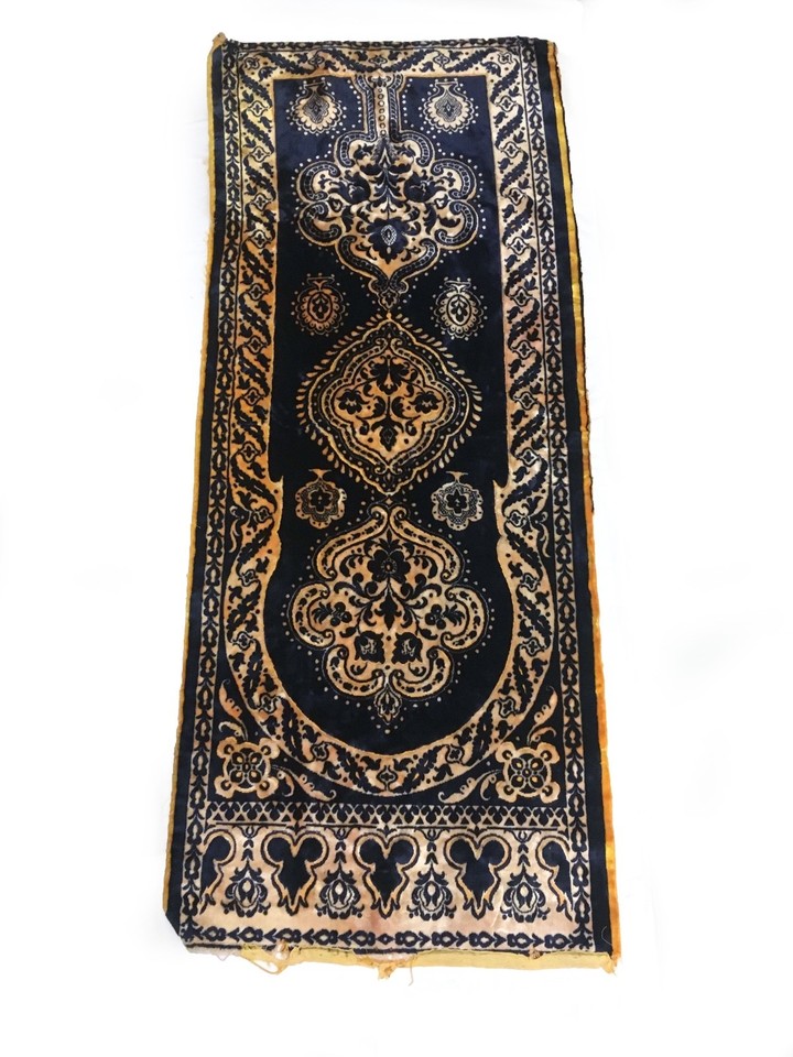 Antique Moroccan Moorish brocade tapestery Wall Hanging- Islamic Floral ...