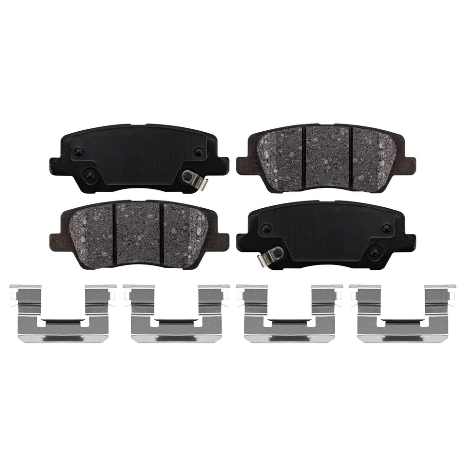 Rear Drilled Disc Brake Rotors and Brake Pads Kit for 2013 - 2019 ...