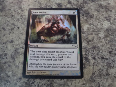 1x Foil - Awe Strike - Magic the Gathering MTG Mirrodin | eBay