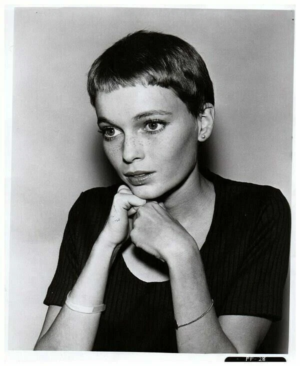 Pixie Haircut Mia Farrow