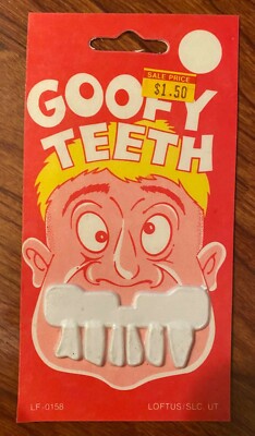 Goofy Teeth Joke & Gag Novelty - Loftus | eBay