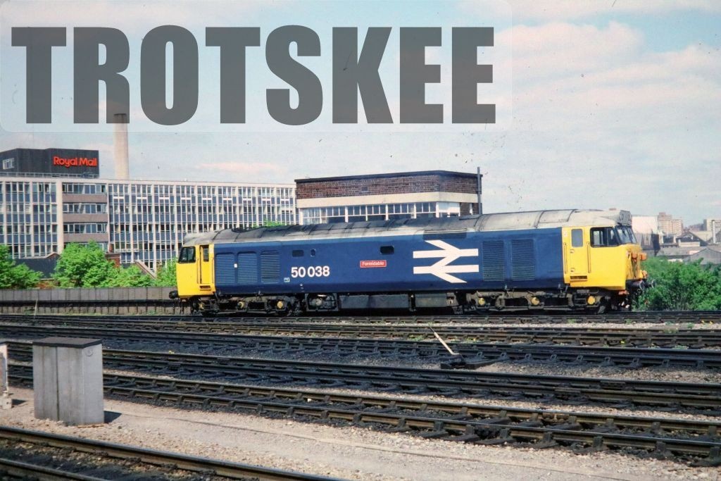 35mm Slide BR British Railways Diesel Loco Class 50 50038 1984 Bristol ...