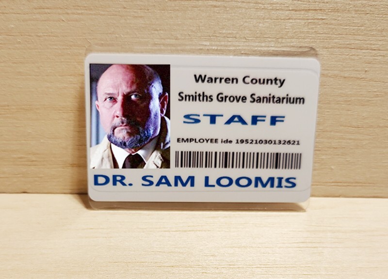 Halloween Dr. Sam Loomis Warren County's Smith's Grove Sanitarium ID ...