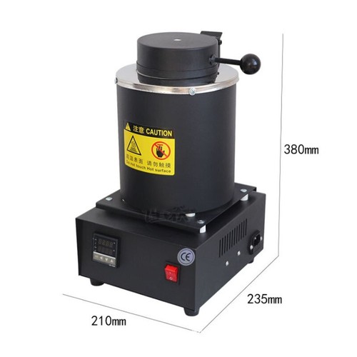 Temperature and Aluminum Melting Furnace Casting Mini Melting Furnace ...
