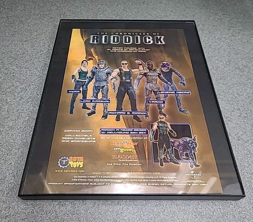 Chronicles Of Riddick Action Figures 2004 Print Ad Framed 8.5x11 Wall ...