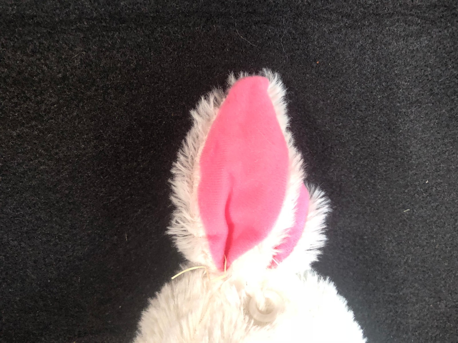 Hugfun Bunny Rabbit Snowball ROUND 6" tall Pink & White Chubby Bunny | eBay