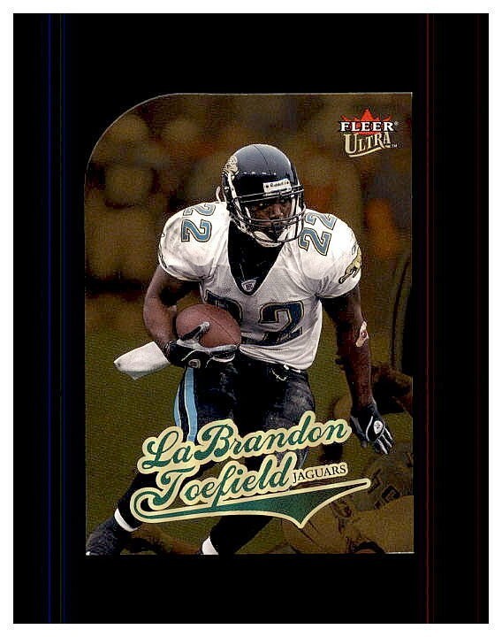 2004 Ultra Gold Medallion Jaguars Football Card #66 LaBrandon Toefield ...