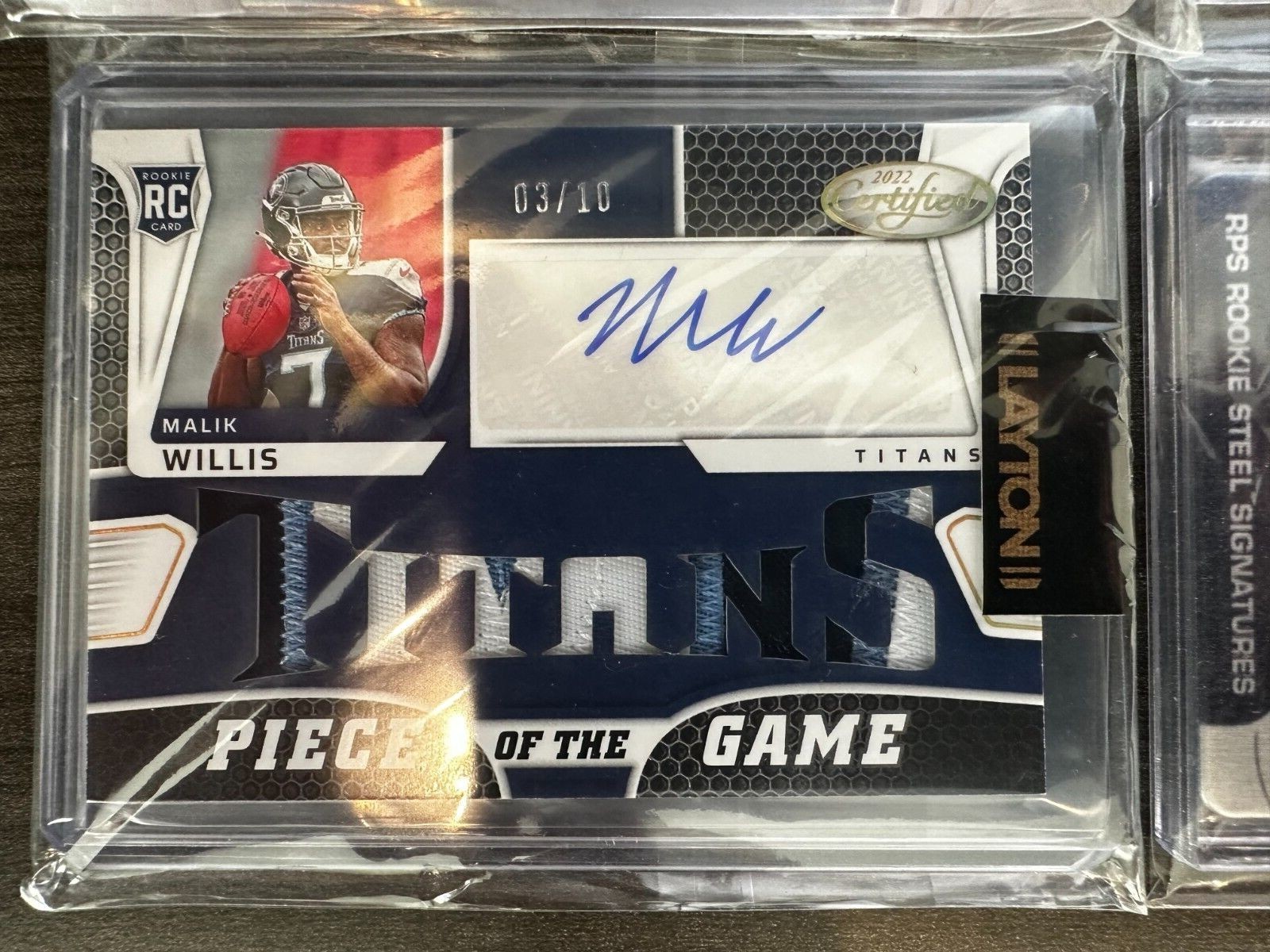 Malik Willis Panini Auto Rookie Rc Lot of 7 Rare 4 color RPA Patch ...