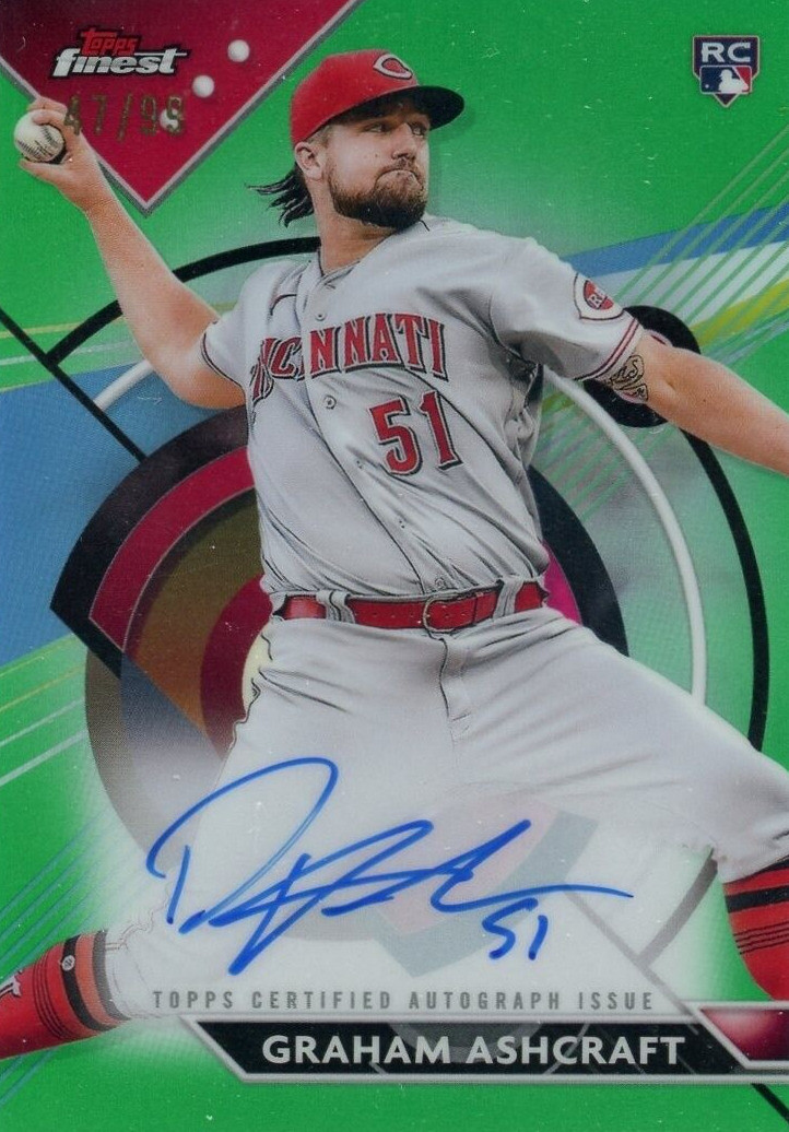 2023 Topps Finest - Finest Autographs Green Refractor #FA-GA Graham ...