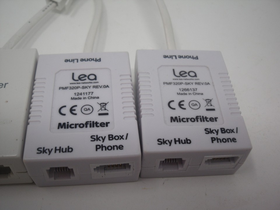 ADSL Microfilter BT Sky Micro Filter RJ11 Modem Telephone Broadband Set ...