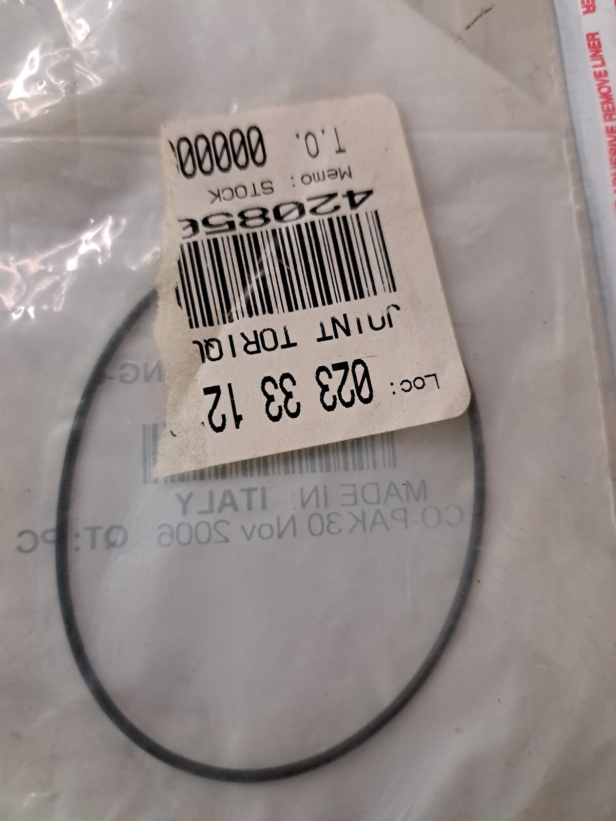 Parts Unlimited - 420850500 - Oil Filter O-Rings for sale online | eBay