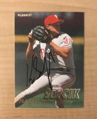 KEVIN SEFCIK PHILADELPHIA PHILLIES SIGNED AUTOGRAPHED 1997 FLEER CARD ...