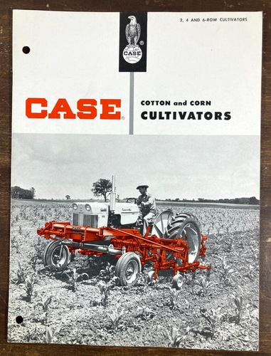 J.I. Case Cotton & Corn Cultivators 1959 Dealer Sales Brochure Tractor ...