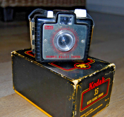 Vintage Kodak Brownie Bullet Camera, With Original Box Lot B | eBay