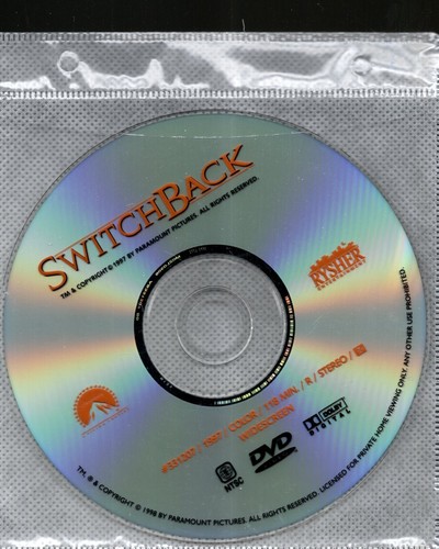 Switchback (1997) DVD *DISC ONLY* = REGION 1 - Danny Glover | eBay