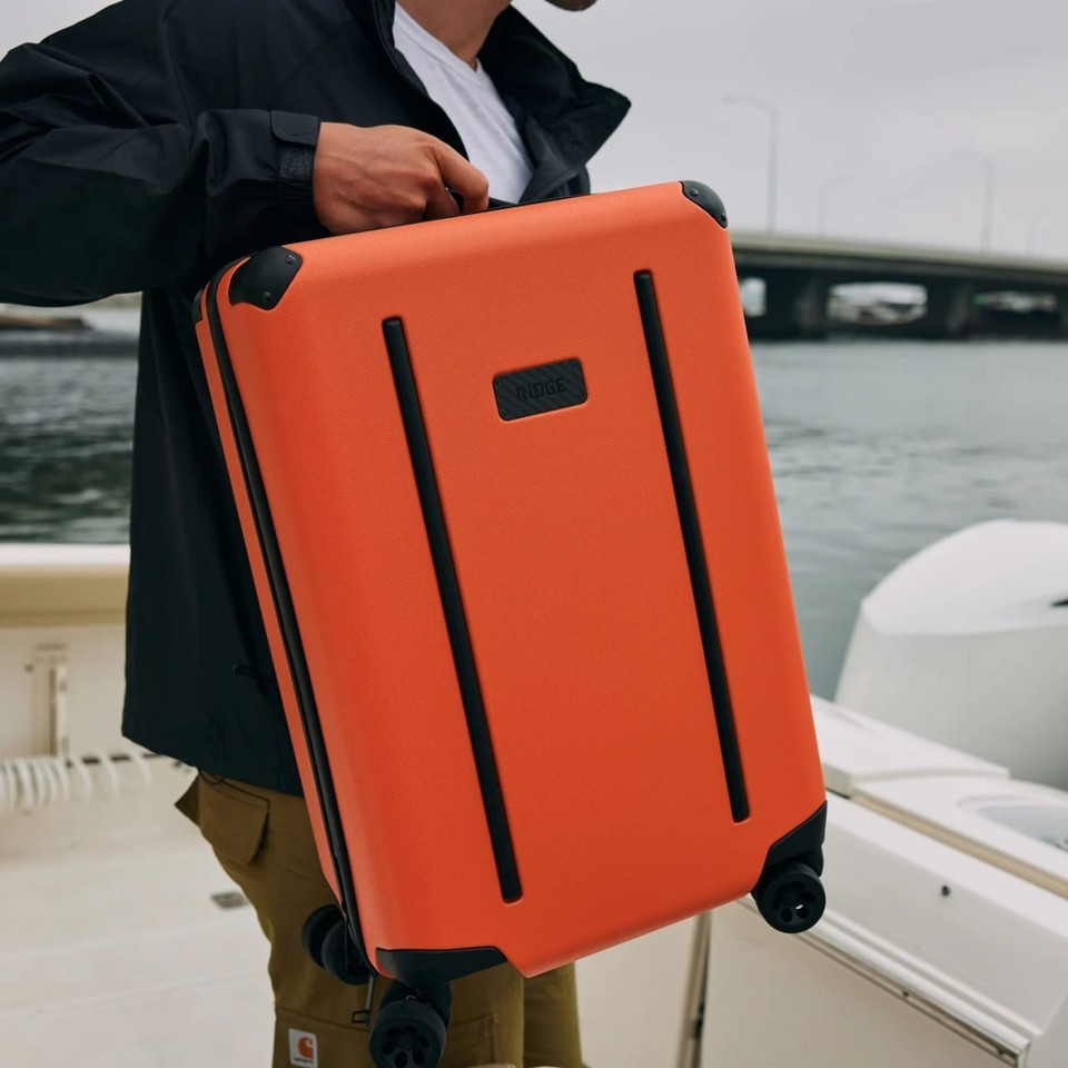 The Ridge Luggage - Carry-On -Basecamp Orange 48L | eBay