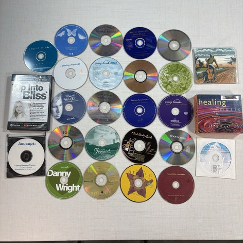Lot of 25+ Healing Massage Spa CDs Liquid Mind Halpern Goodall + Bliss ...