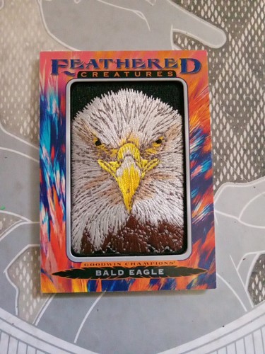 2021 Upper Deck Goodwin Champions Feathered Creatures Tier 5 Bald Eagle Patch | eBay