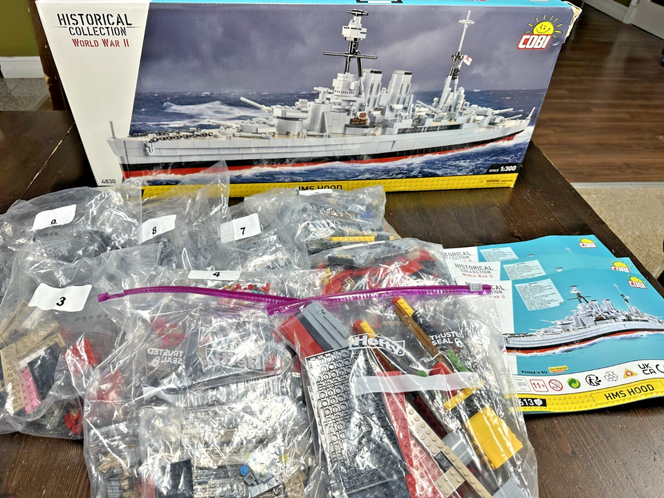 HMS Hood Battlecruiser COBI: Set #4830 | eBay