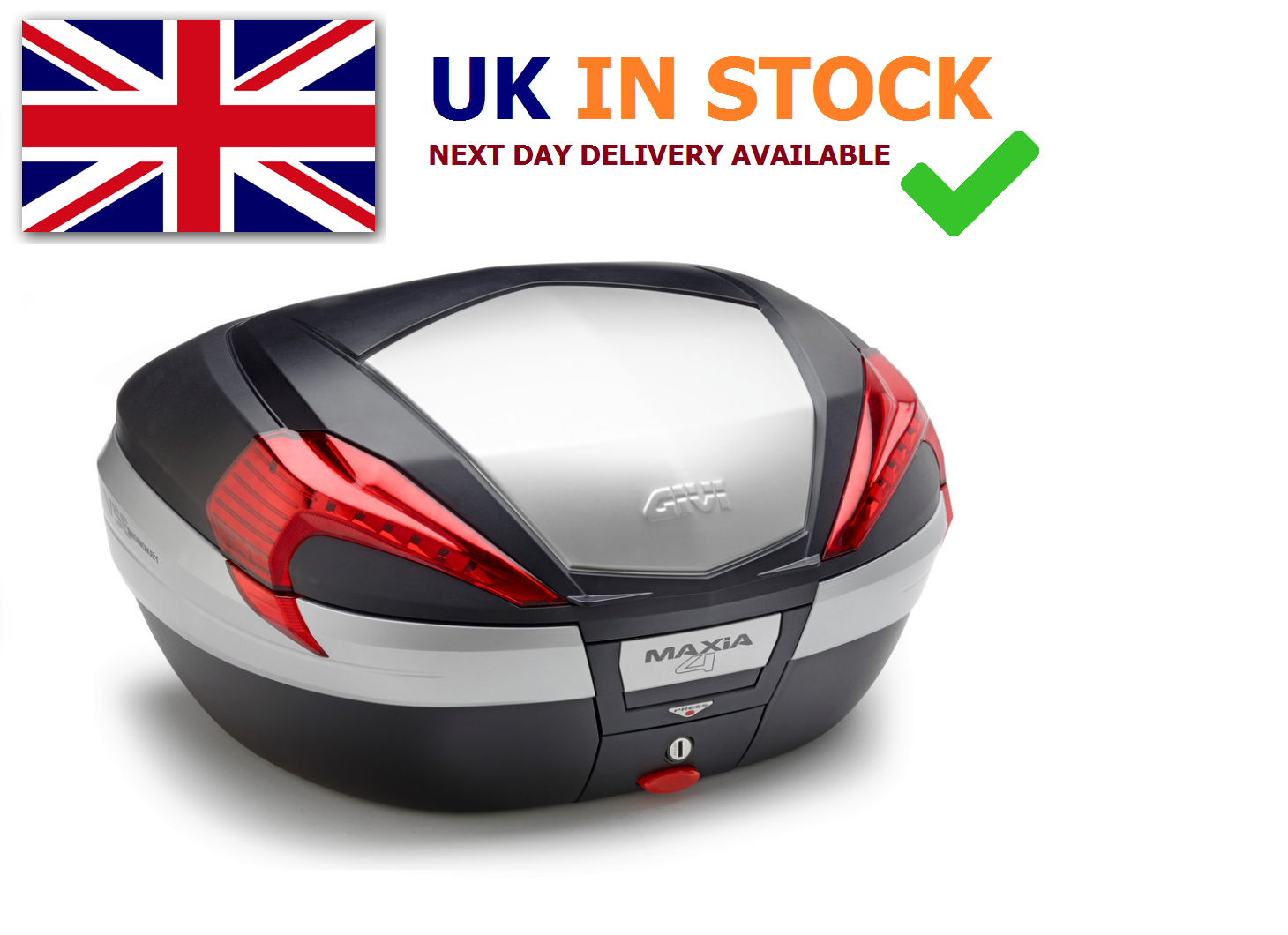 Honda ST1300 GIVI V56N MONOKEY top box 56 LITRES BLACK TOPBOX TOP CASE ...