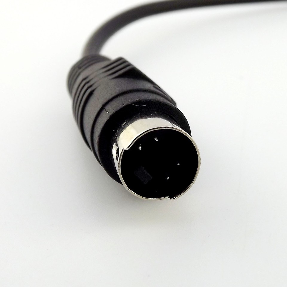 S-Video 4 Pin Male Plug To AV TV RCA Female Audio Video Composite ...