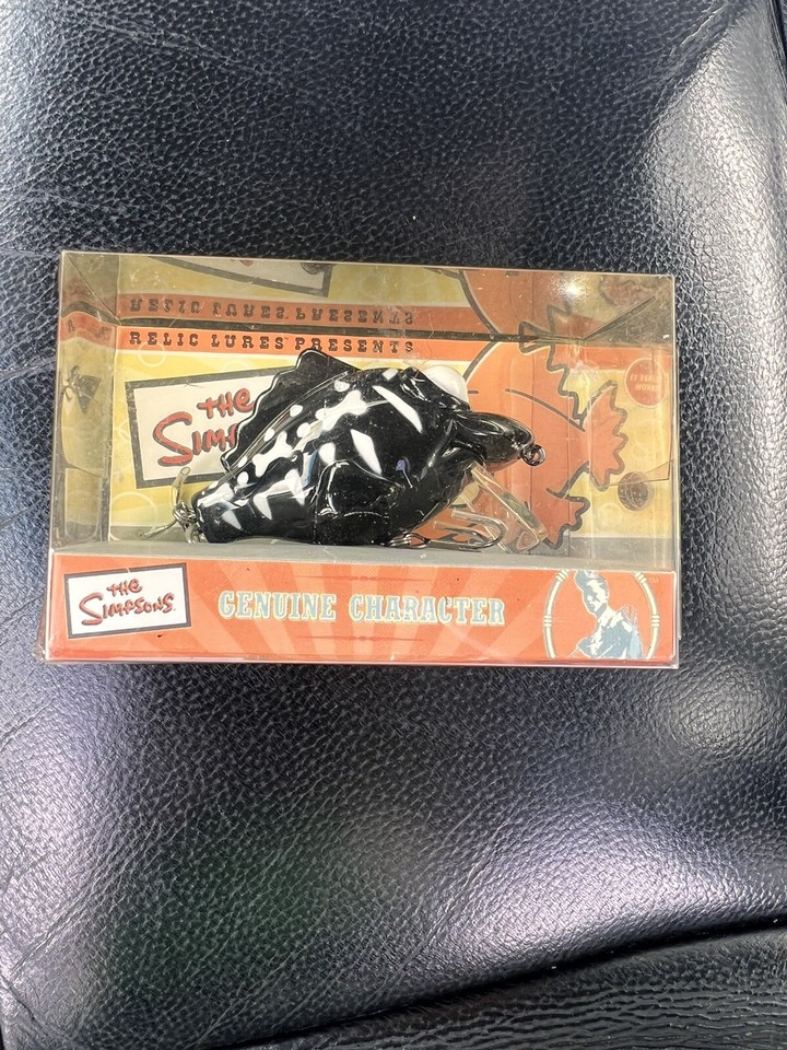 VTG THE SIMPSONS 2002 BLINKY ATOMIC GHOST RELIC FISHING LURE ~ NEW ...