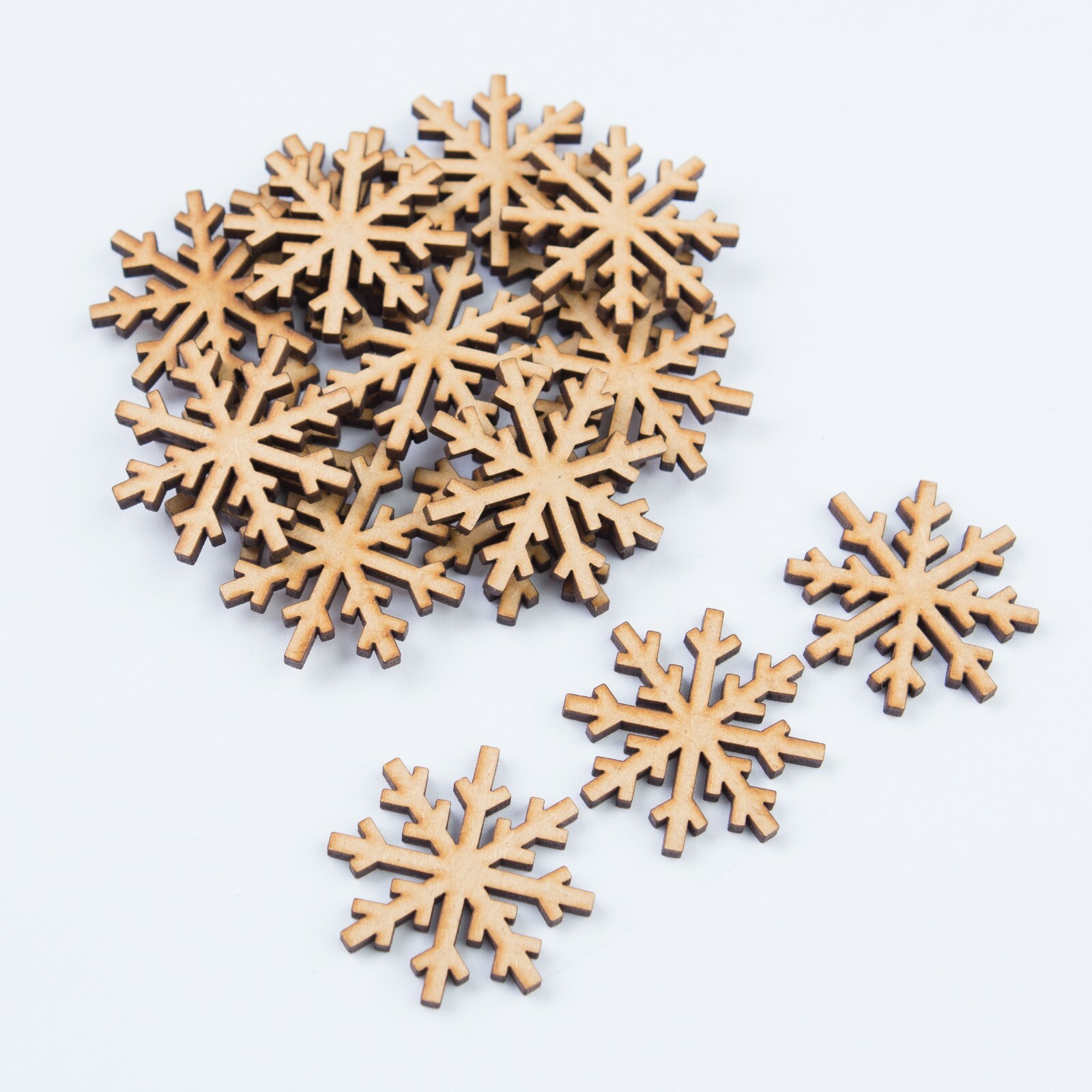 MDF Wooden Snowflakes Christmas Eve Box Toy Box Decor Xmas Cardmaking ...