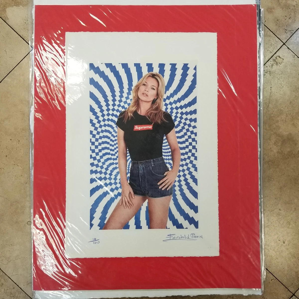 Kate Moss Supreme Print