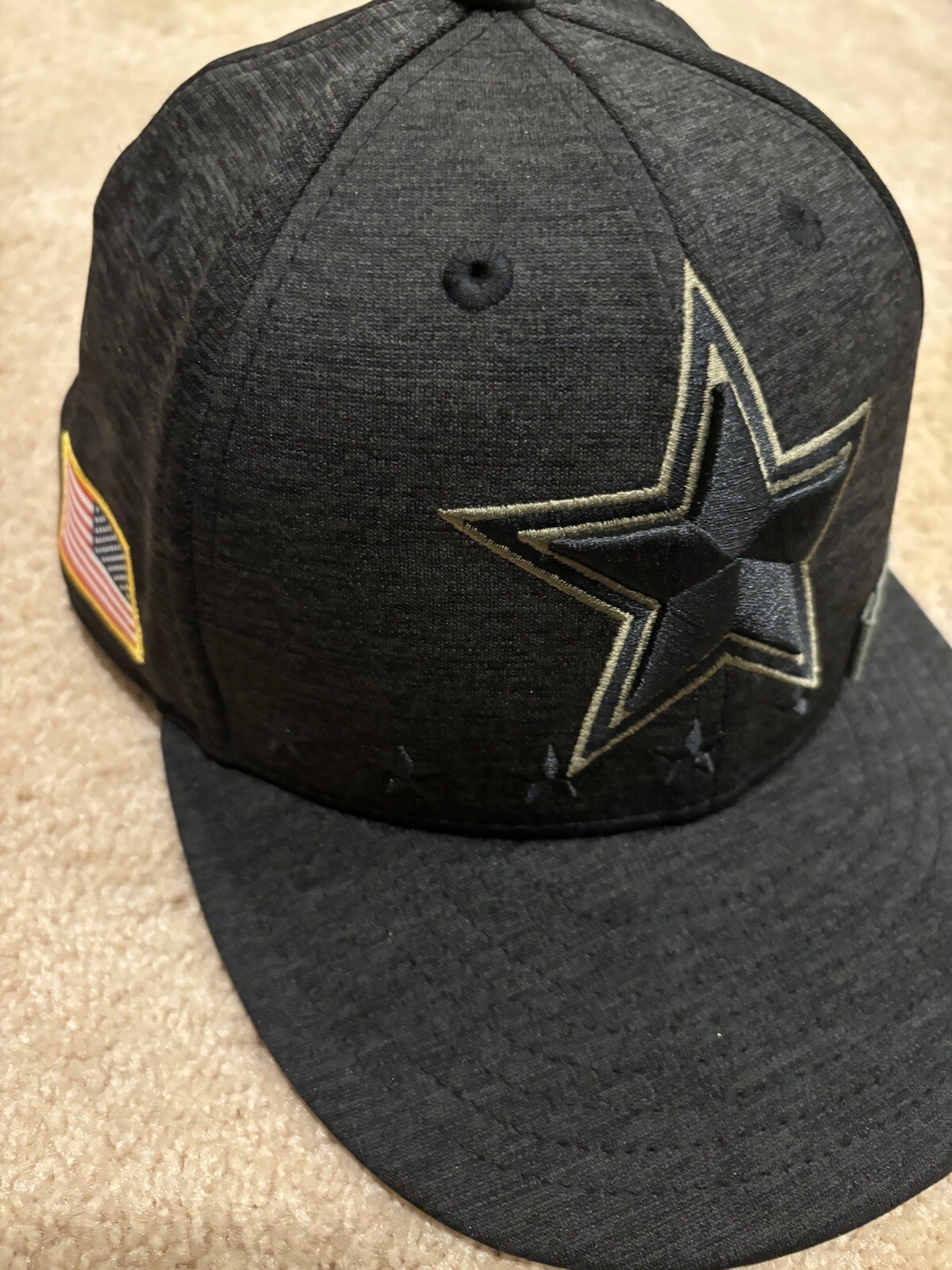 New Era 59Fifty Hat Military Dallas Cowboys Black Ch… - Gem
