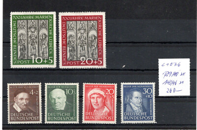 BRD 139/40, 143/47 Michel 360.- postfrisch K 21076 | eBay.de